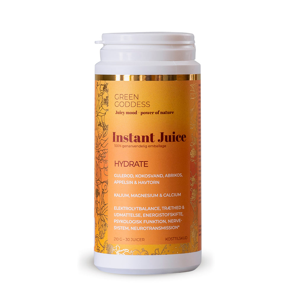Hydrate Instant Juice, 210 g | Køb på greengoddess.dk