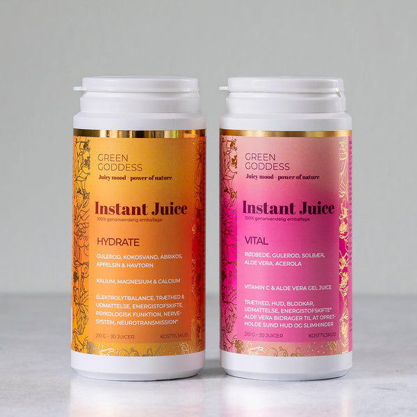 Instant Juice | Vælg mellem 3 varianter Green Goddess juice pulver 🥕