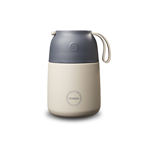 AYA&IDA Food'ie Lunch Box, Cream Beige 500 ml